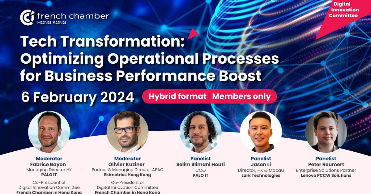 [ONLINE] Digital Innovation Committee: Tech Transformation: Optimizing ...