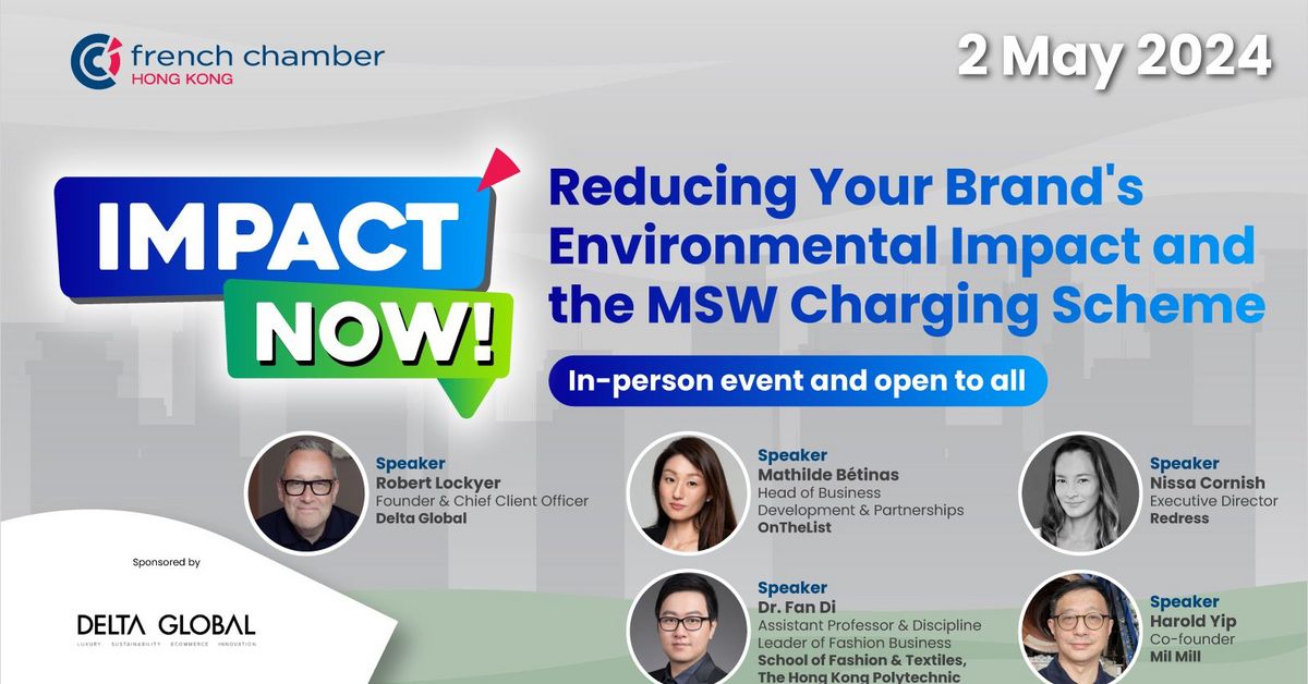 [IN PERSON] Impact Now! Series: Reducing Your Brand's Environmental Impact and the MSW Charging ...