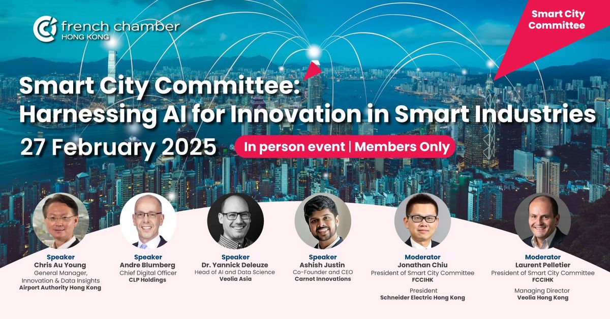 [IN PERSON] Smart City Committee: Harnessing AI for Innovation in Smart ...